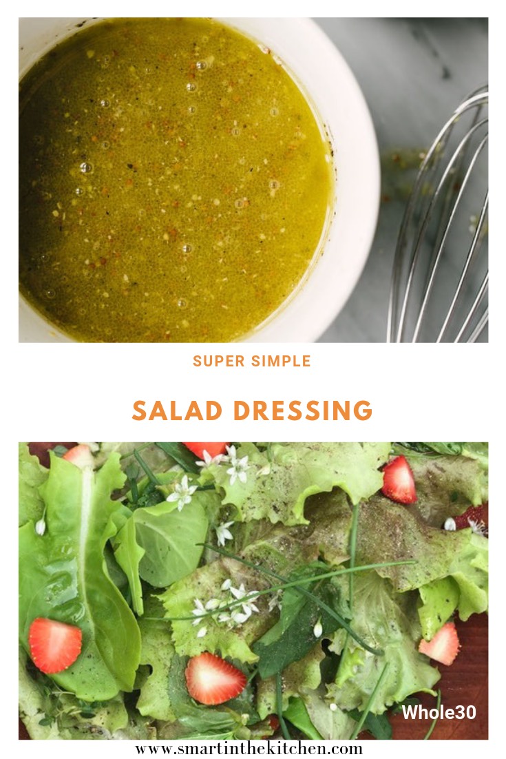 Super simple salad dressing that's delicious and easy to make!